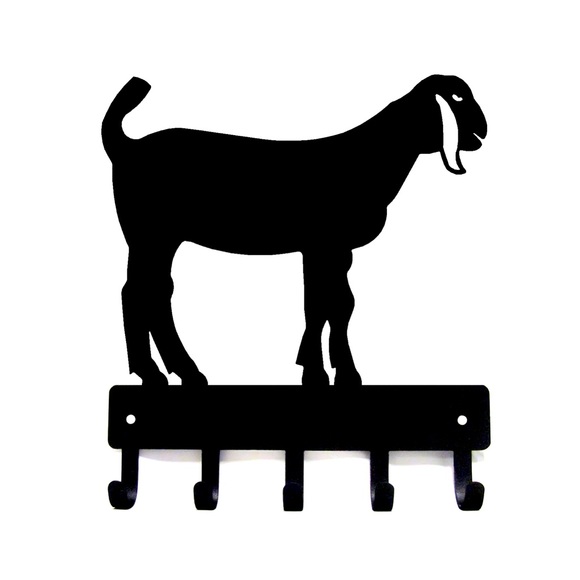 Metal Peddlers | Other | Nubian Goat 2 Key Racksmall 6 Inches Wide ...